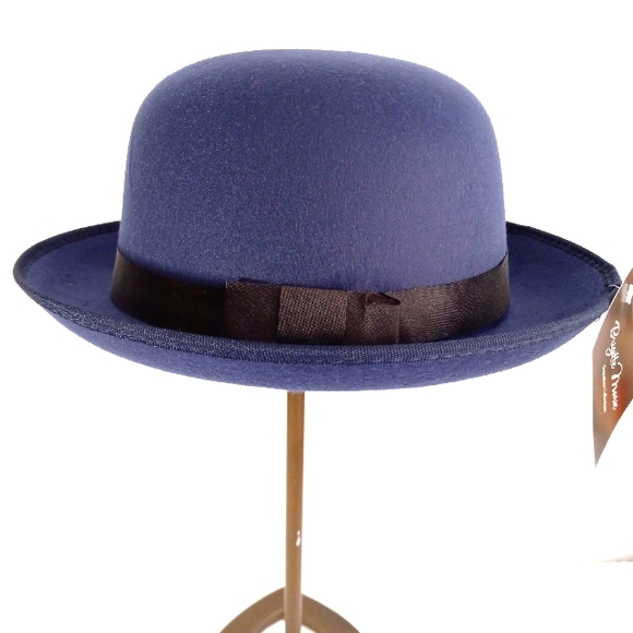 Impluse Fashion | Accessories | Ladies Navy Blue Derby Hat | Poshmark